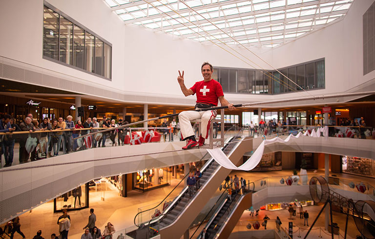 Longest duration chair balancing on a tightrope | Guinness World Records
