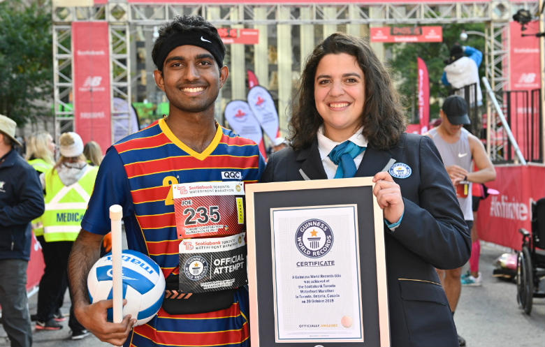 Fastest marathon dressed in full Quidditch kit (male) | Guinness World ...