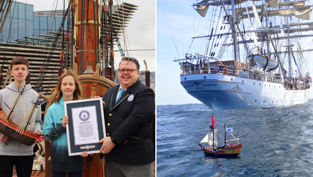 Most travelled toy ship | Guinness World Records