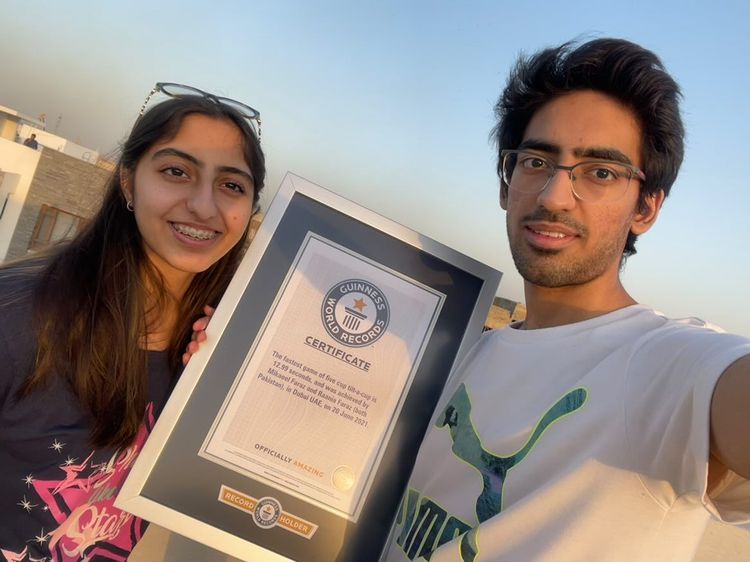 Fastest game of five cup tilt-a-cup | Guinness World Records