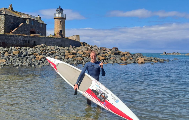 Fastest crossing of the North Channel by prone paddleboard | Guinness ...
