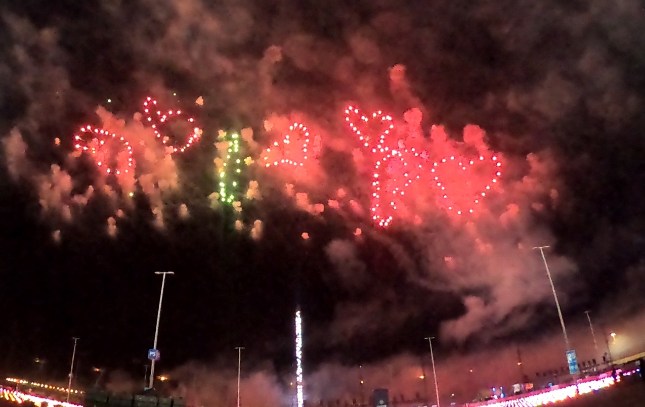 Most repeated firework image formations in one minute | Guinness World ...