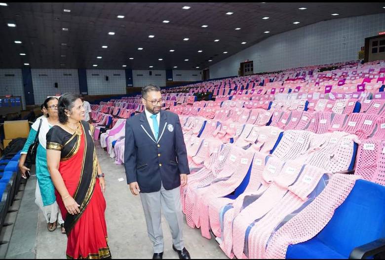 Largest display of crochet scarves | Guinness World Records