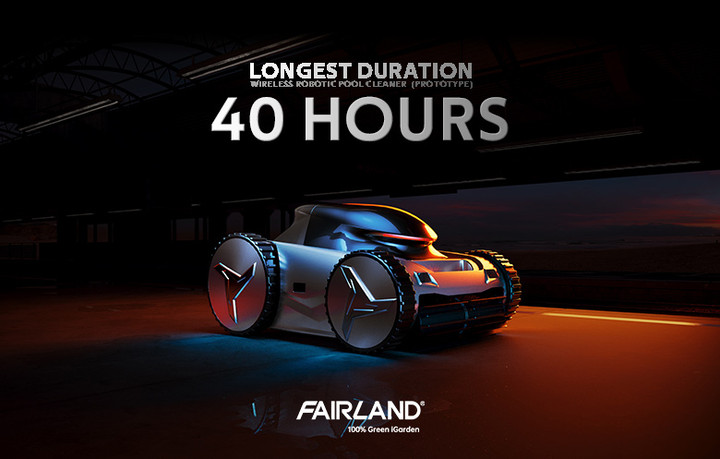 Longest duration wireless robotic pool cleaner (prototype) | Guinness ...