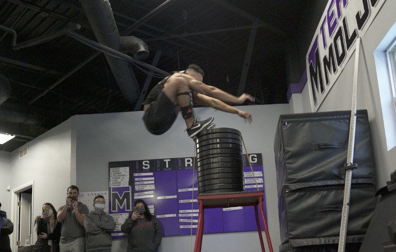 Highest standing jump (male) | Guinness World Records