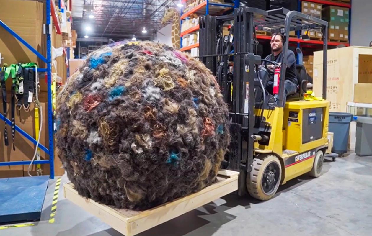 Largest ball of human hair | Guinness World Records