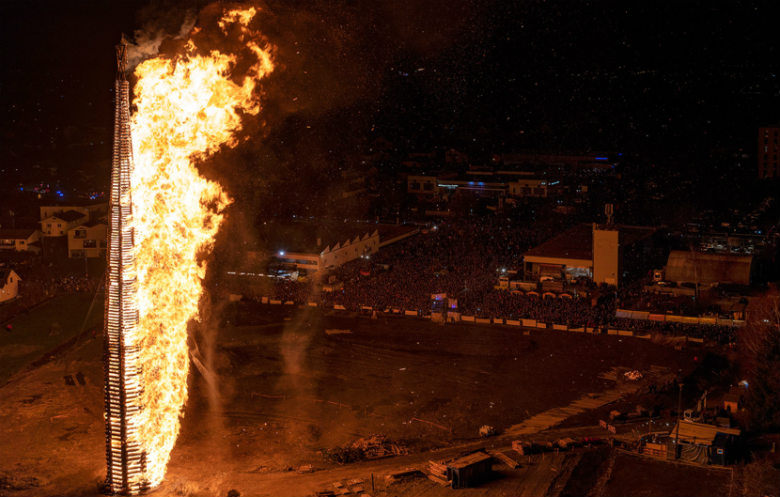 Tallest bonfire | Guinness World Records