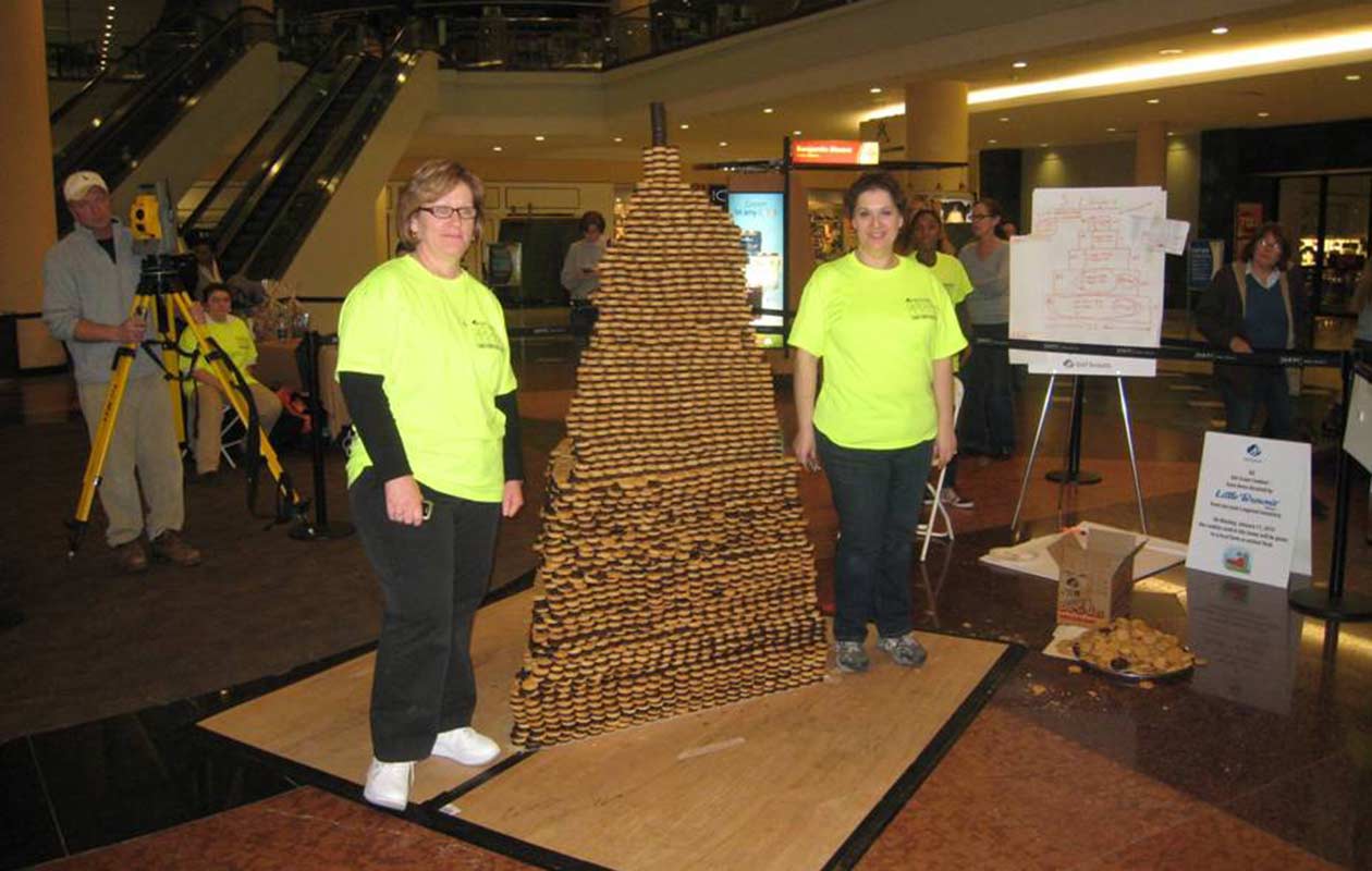 Tallest biscuit/cookie tower | Guinness World Records
